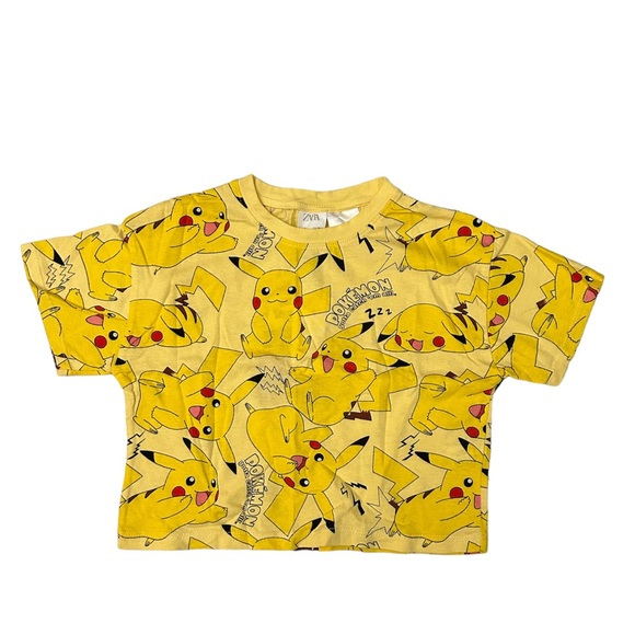 Zara | Shirts & Tops | Nwt Zara Kids Pokemon Pikachu Shirt | Poshmark